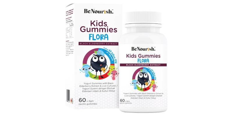 Benourish Kids Gummies Flora - BeNourish